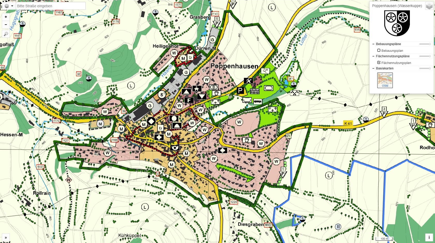 BürgerGIS - Poppenhausen / Wasserkuppe (DE)